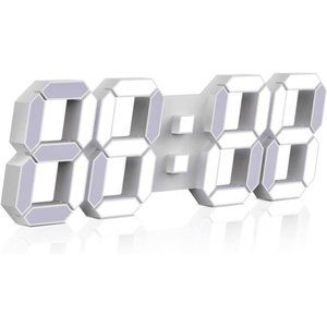 Wall Decor | 3d Led Digital Wall Clock 15 Inch With Remote Control ...